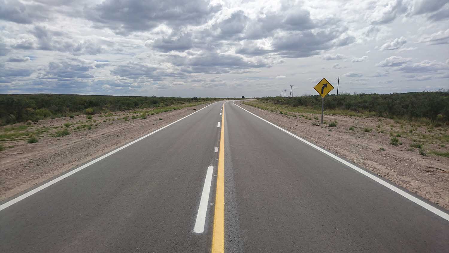 Vialidad Nacional realiza tareas de señalamiento horizontal en las ...