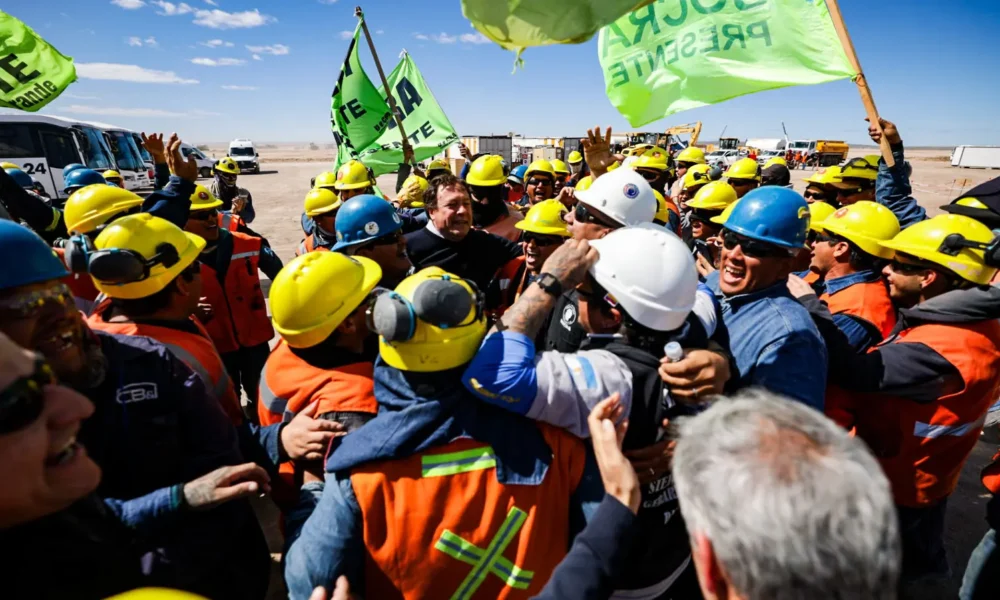 Weretilneck recorrió la obra de los tanques del VMOS en Punta Colorada | La Super Digital