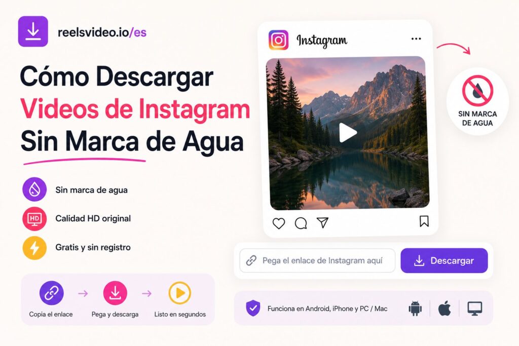 Cómo descargar videos de Instagram sin marca de agua | La Super Digital